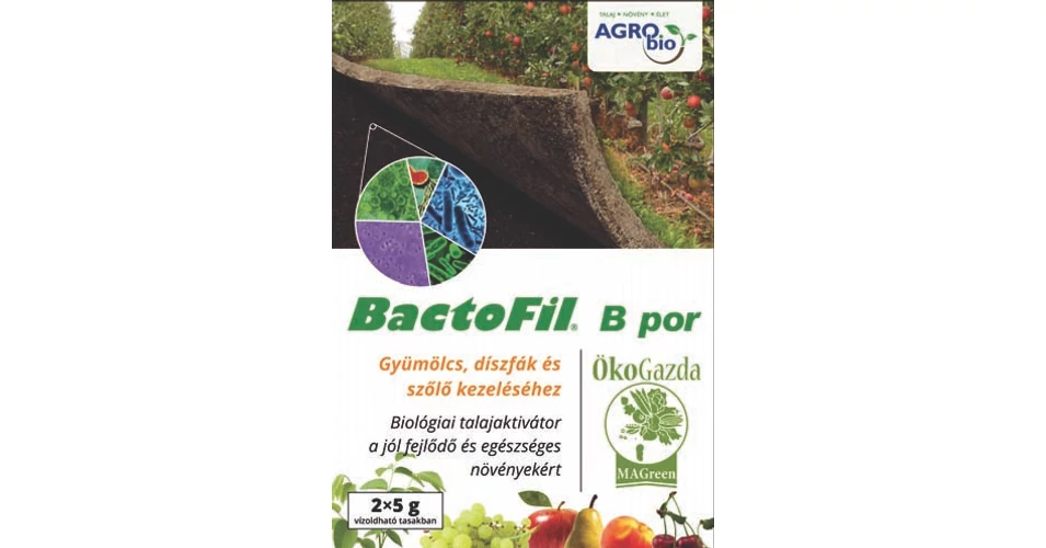 Bactofil B Por Gyümölcs, díszfák és szőlő kezeléséhez 10g - Latin Kert ...