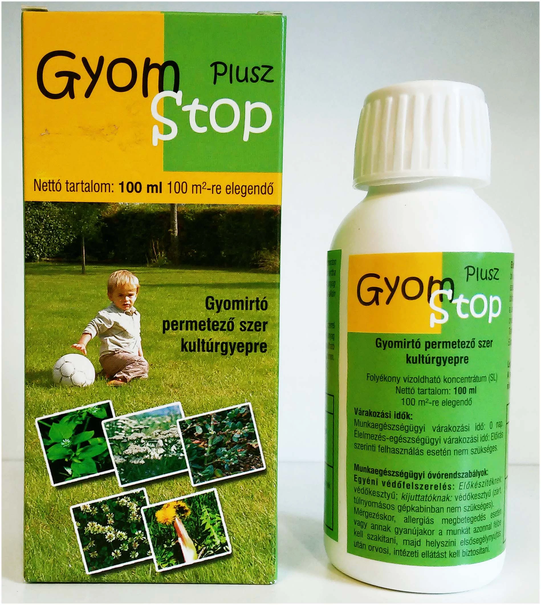 Gyom Stop Kétszikű Gyomirtó Szer Gyepre - CSAK KERTÉSZETÜNKBEN VEHETŐ ÁT